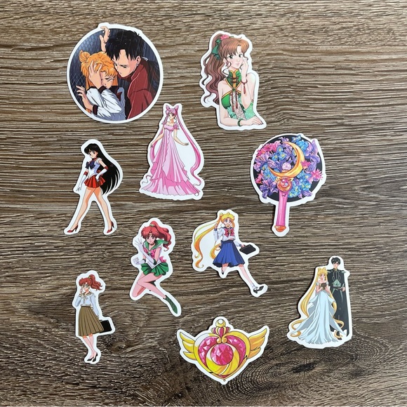 Office | Sailor Moon Vinyl Stickers Set Of 1 | Poshmark